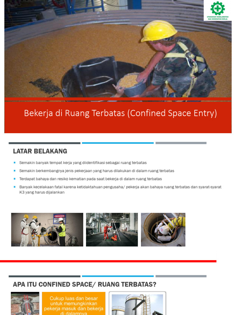 K3 Pekerjaan Di Ruang Terbatas | PDF