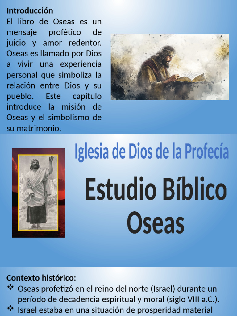 Oseas 1 | PDF | Creencia religiosa y doctrina