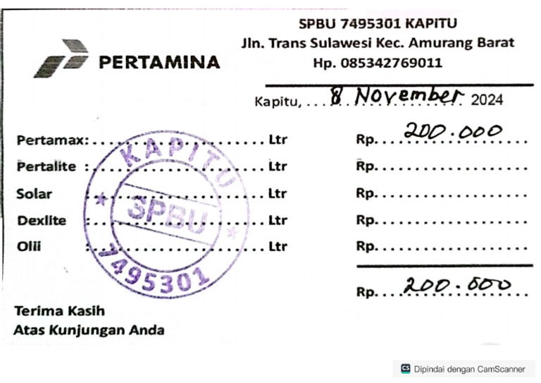 Contoh Nota - Copy (4) | PDF