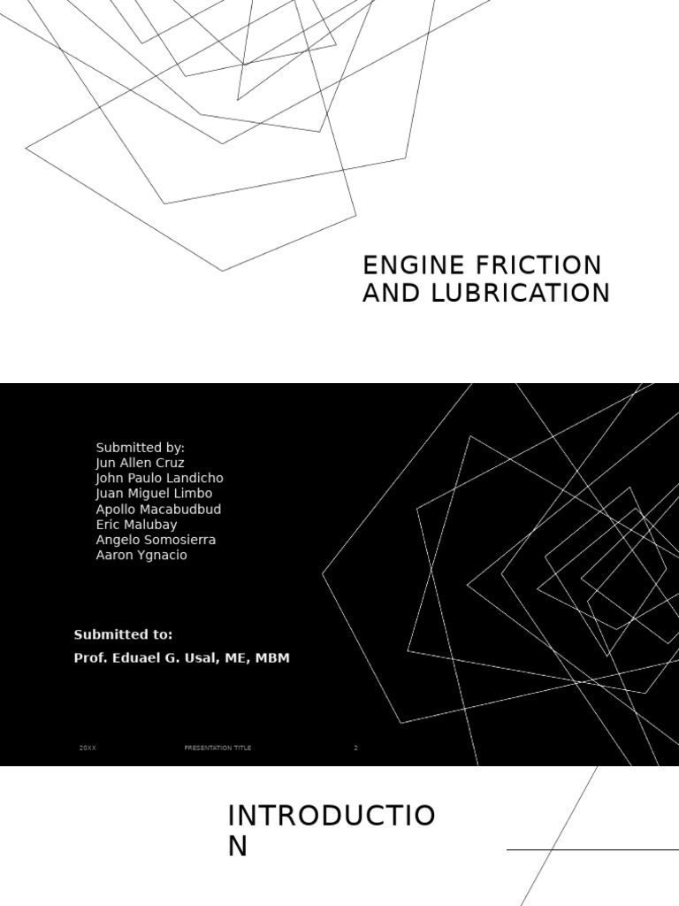 Engine Friction and Lubrication | PDF