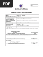 Official Travel Authority Form | PDF