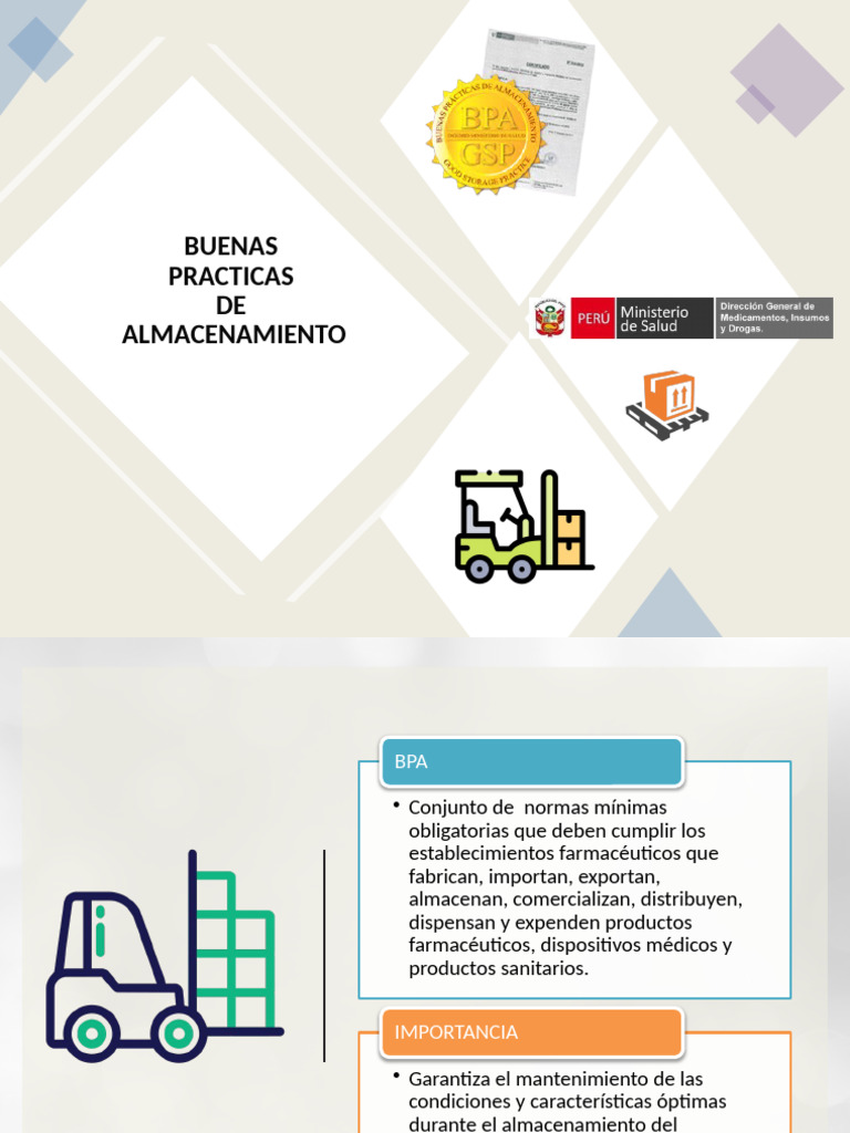 Buenas Practicas de Almacenamiento (1) | PDF