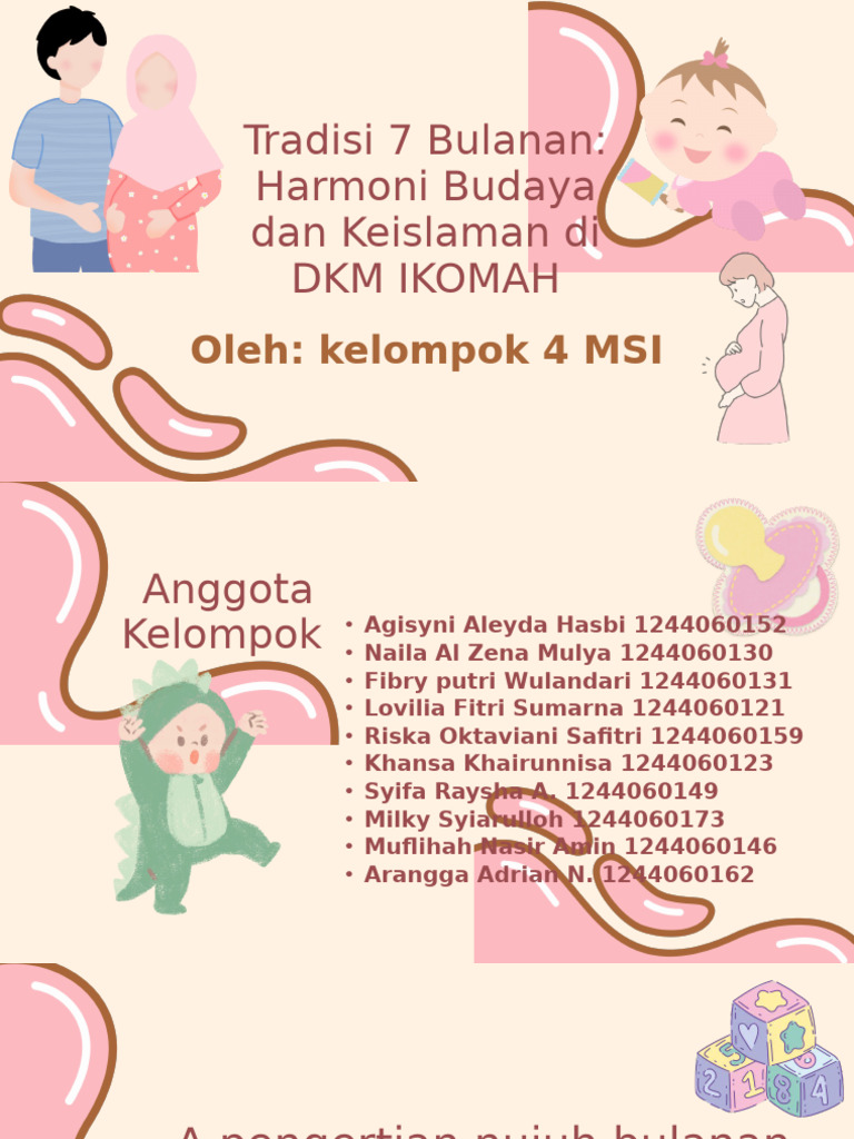 Tradisi 7 Bulanan Harmoni Budaya Dan Keislaman Di DKM IKOMAH | PDF