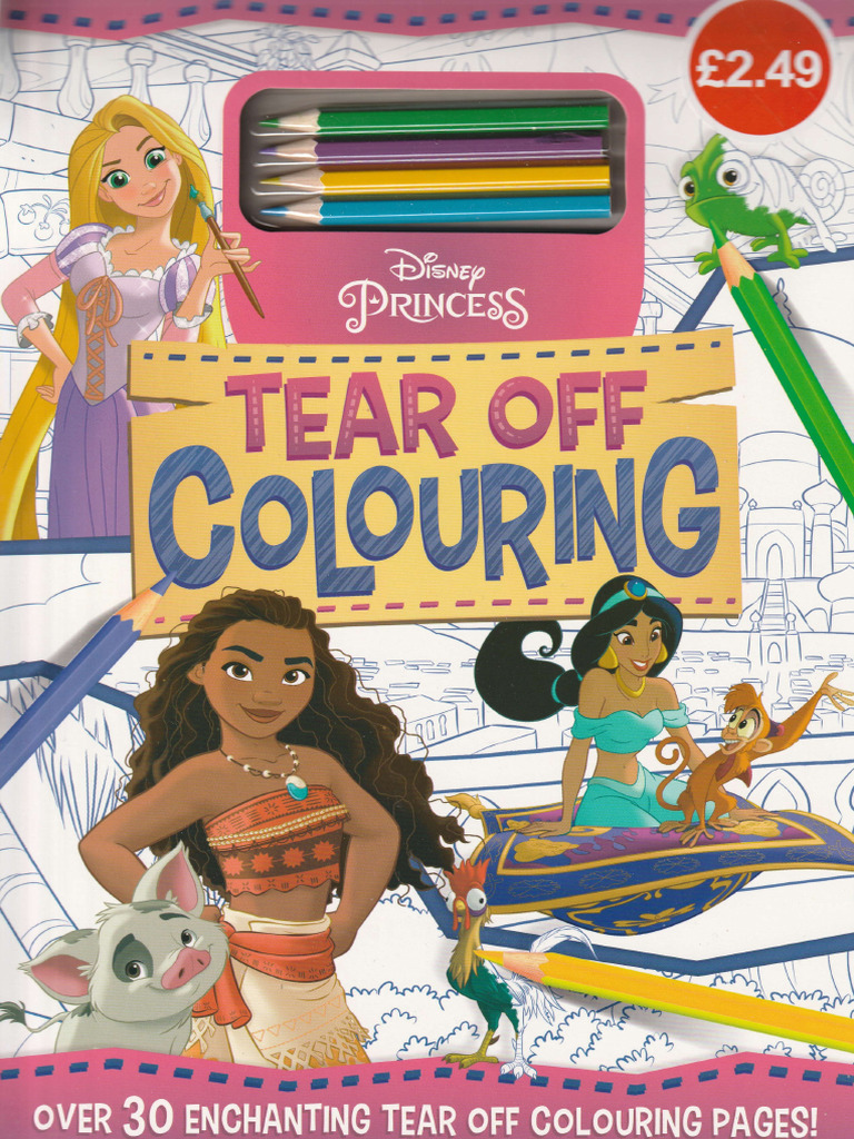 Disney Tear Off Colouring Book | PDF