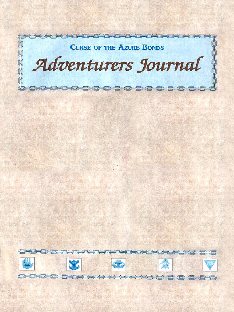 Curse of the Azure Bonds - Adventurers Journal | PDF | Forgotten Realms ...