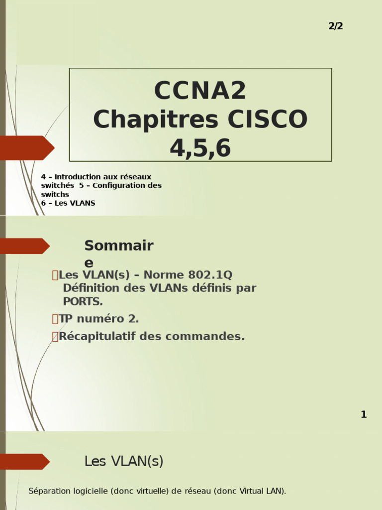 cours_VLAN | PDF | Commutateur réseau | Architecture de réseau