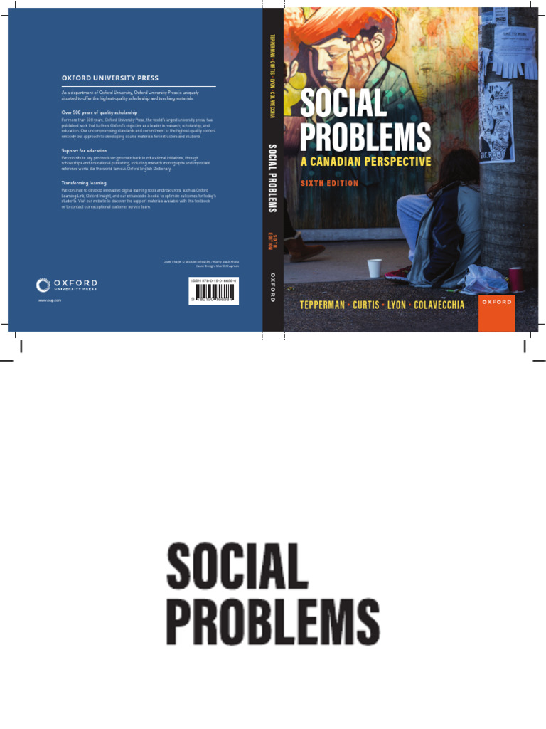 Social Problems A Canadian Perspective 6th Edition | PDF | Sociology ...