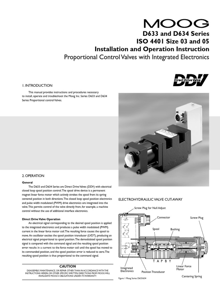 Manual_2_Moog | PDF | Valve | Actuator