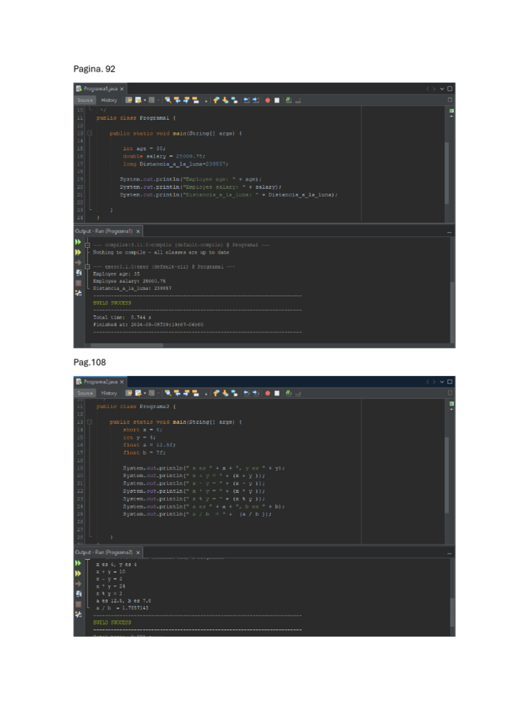 Actividad 4. Programas Con If, Else, Switch, For, While, Do..while. | PDF