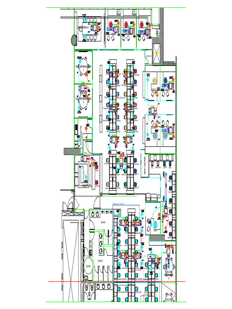 Edifica Piso 07 - Plano HVAC-Layout1 | PDF