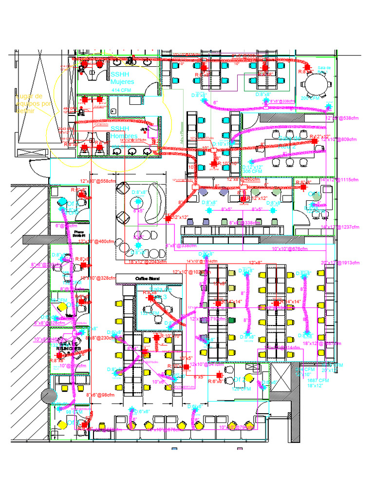 Airflow Measurements and Duct Sizes | PDF