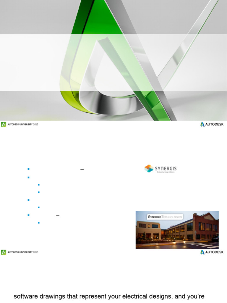 Presentation 21060 GEN21060-Schmoock-AU2016 | PDF | Auto Cad | Autodesk