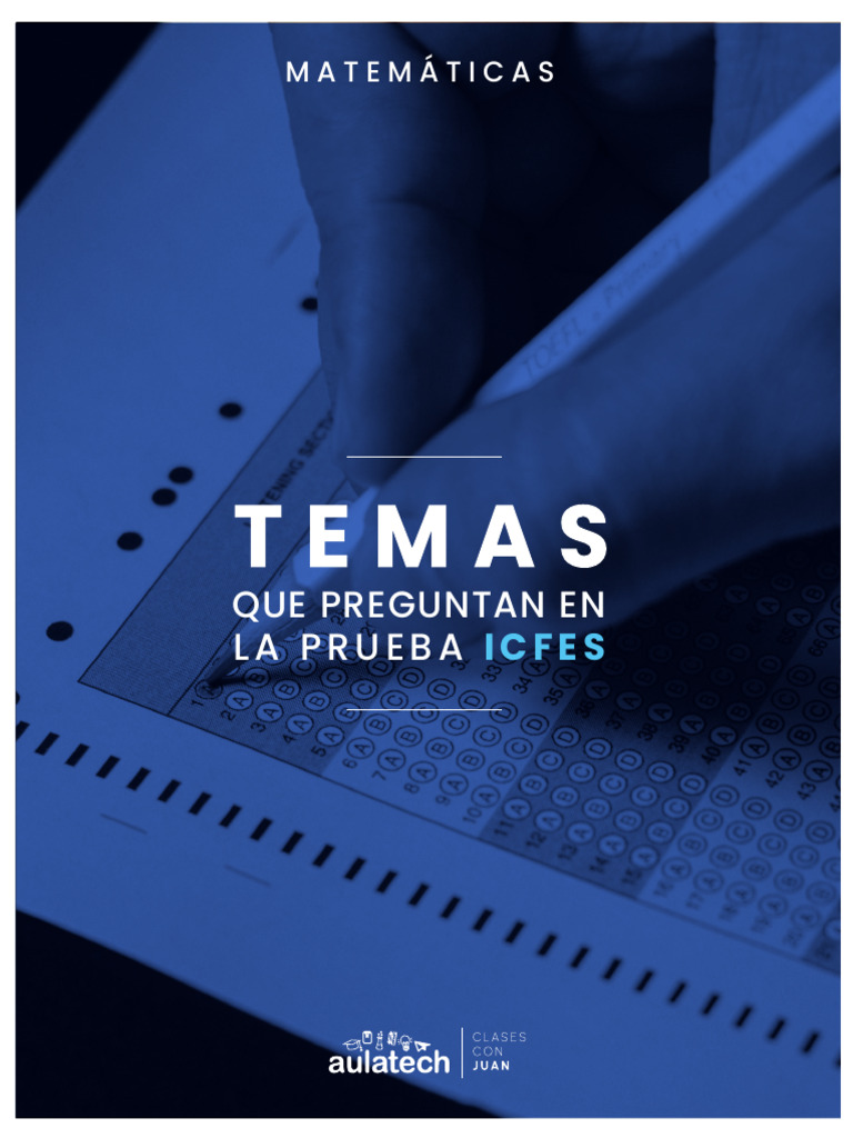 Temario ICFES - Matemáticas | PDF