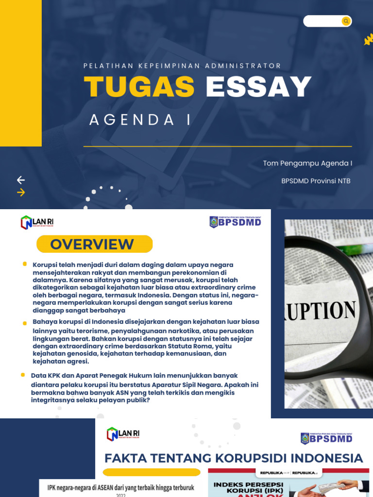 Tugas Essay Agenda 1 | PDF