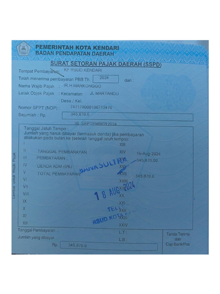 Pemerintah Kota Kendari | PDF