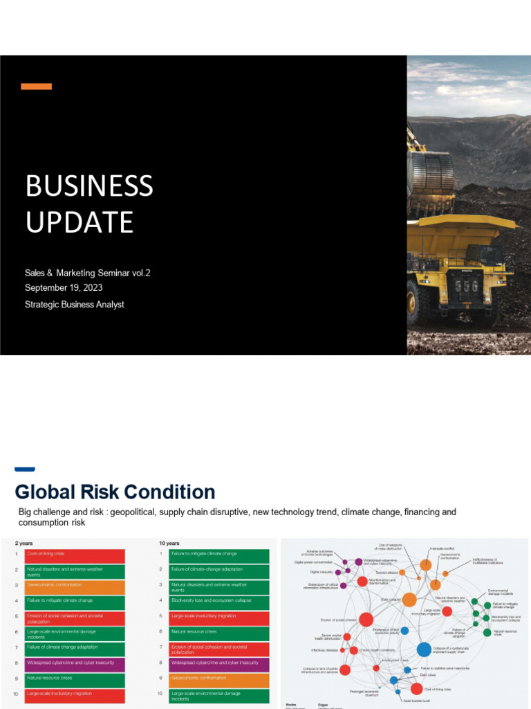 Business Update - Sales Seminar 19092023 | PDF | Renewable Energy | Coal