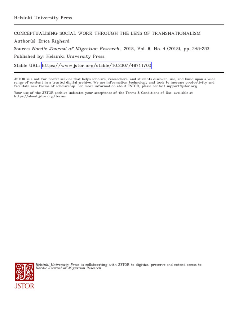 Righard CONCEPTUALISINGSOCIALWORK 2018 | PDF | Science | Methodology