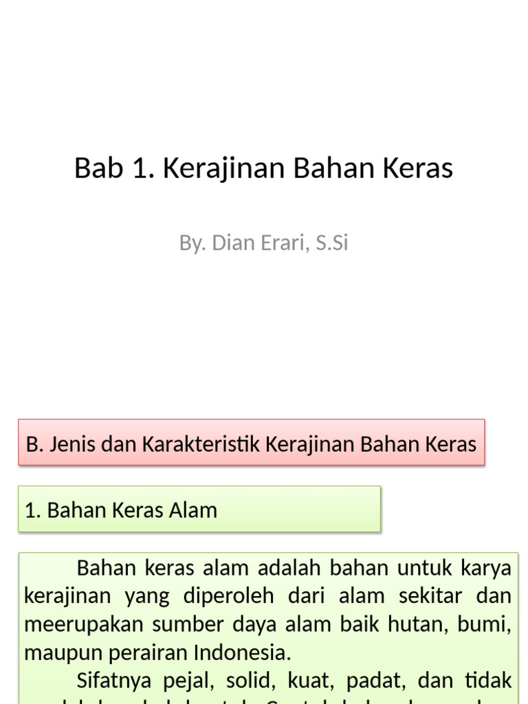 Jenis dan Karakteristik Bahan Keras | PDF