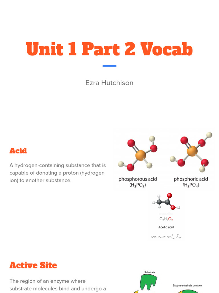 Unit 1 Part 2 Vocab | PDF