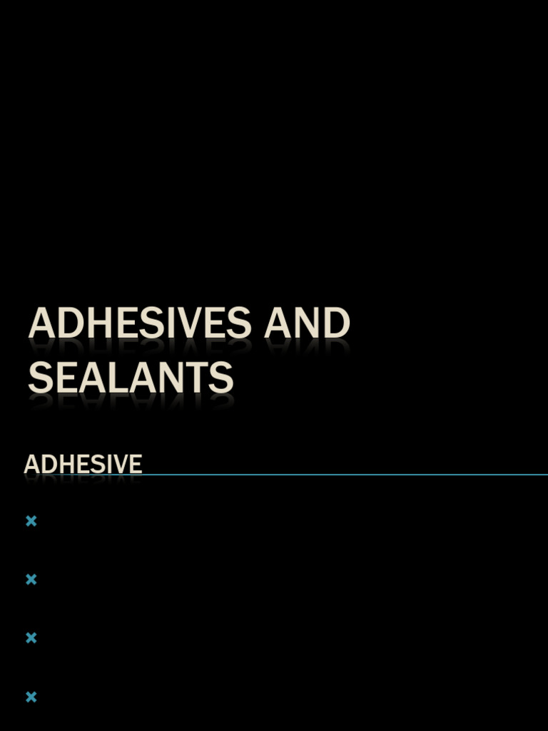 adhesives-and-sealants_compress | PDF | Adhesive | Paint