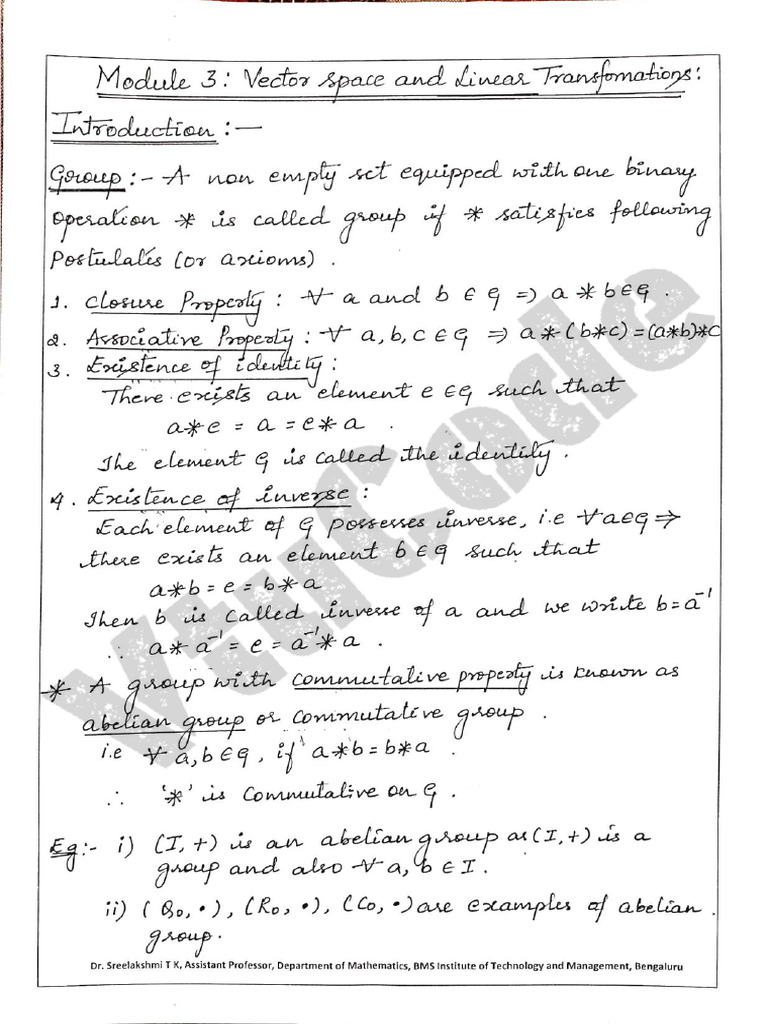 BMATS201 Module 3 Written | PDF