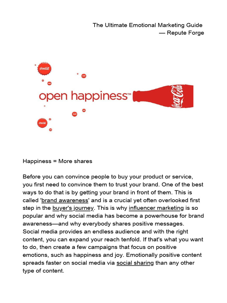 The Ultimate Emotional Marketing Guide Repute Forge | PDF | Brand ...