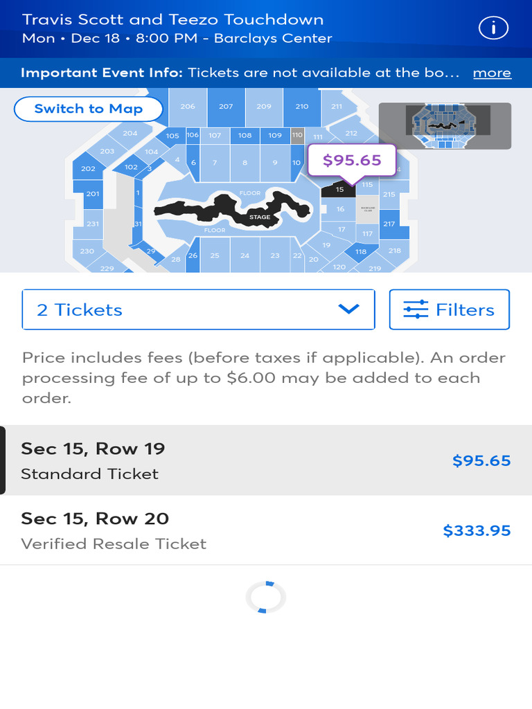 Travis Scott Concert Ticket Info | PDF