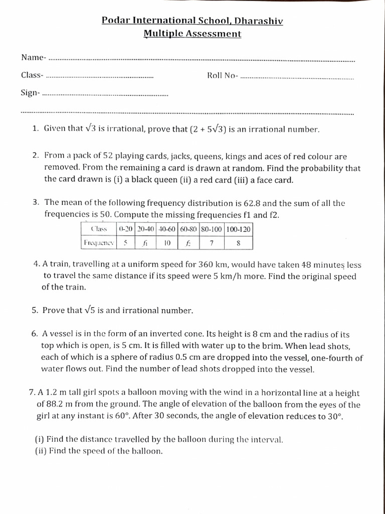 Enrichment Activity and Multiple Assessment | PDF
