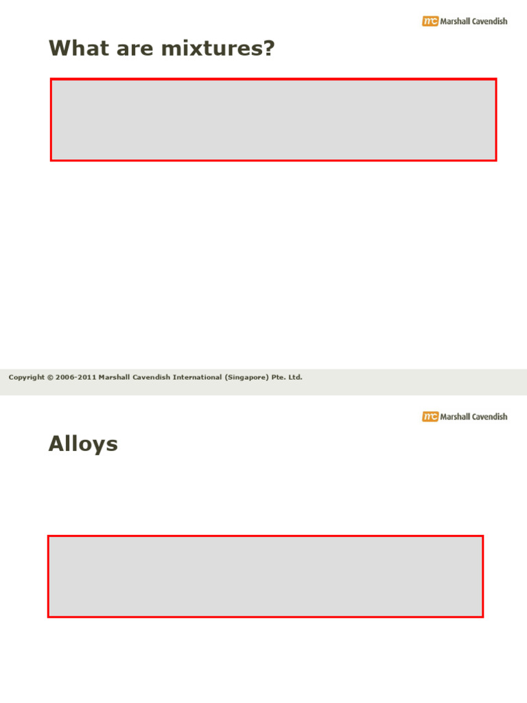 Mixtures & Separation Techniques | PDF | Alloy | Filtration