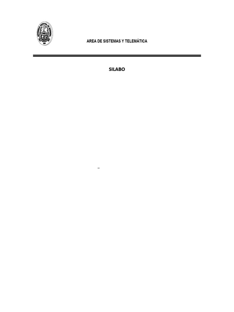 Silabo SI111 2023 | PDF | Toma de decisiones | Evaluación