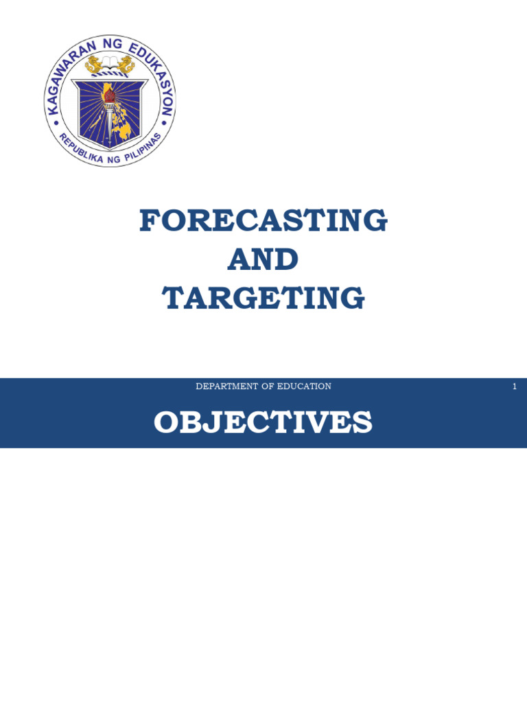 Forecasting and Targeting | PDF | Forecasting | Applied Mathematics