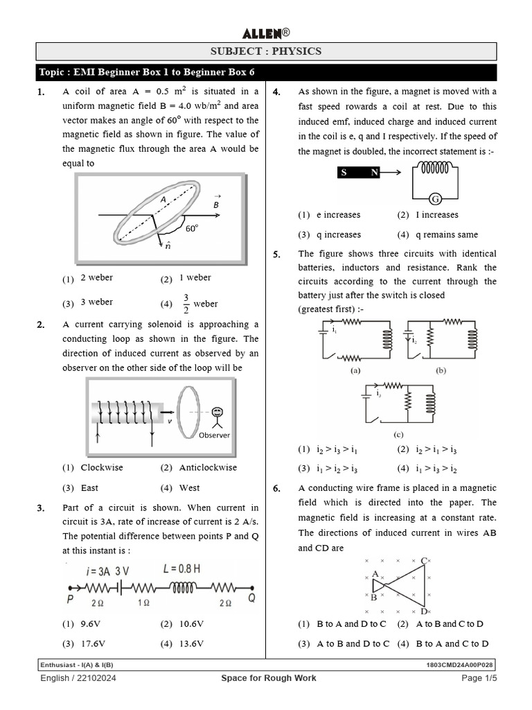 EMI Concepts for Physics Beginners | PDF | Inductance | Inductor