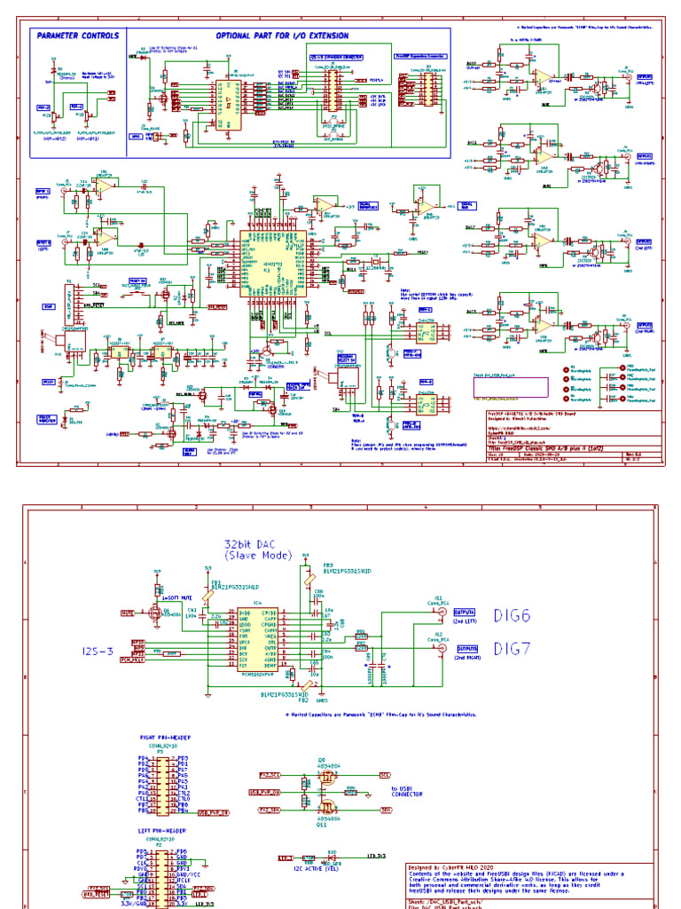 FreeDSP SMD AB Plus2 Schematic | PDF