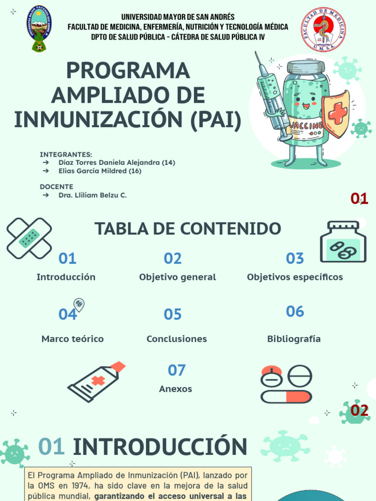 Programa Ampliado de Inmunización (Pai) | PDF | Vacunas | Vacunación