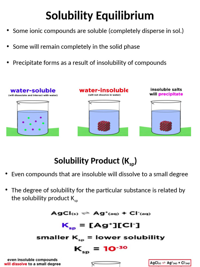 Understanding Solubility Equilibrium and Ksp | PDF