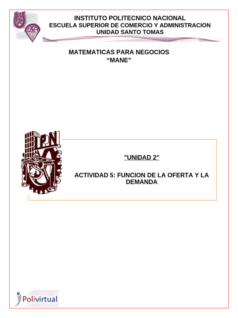 UNIDAD2_ACT5FUNCIONDEOFERTAYDEMANDA | PDF