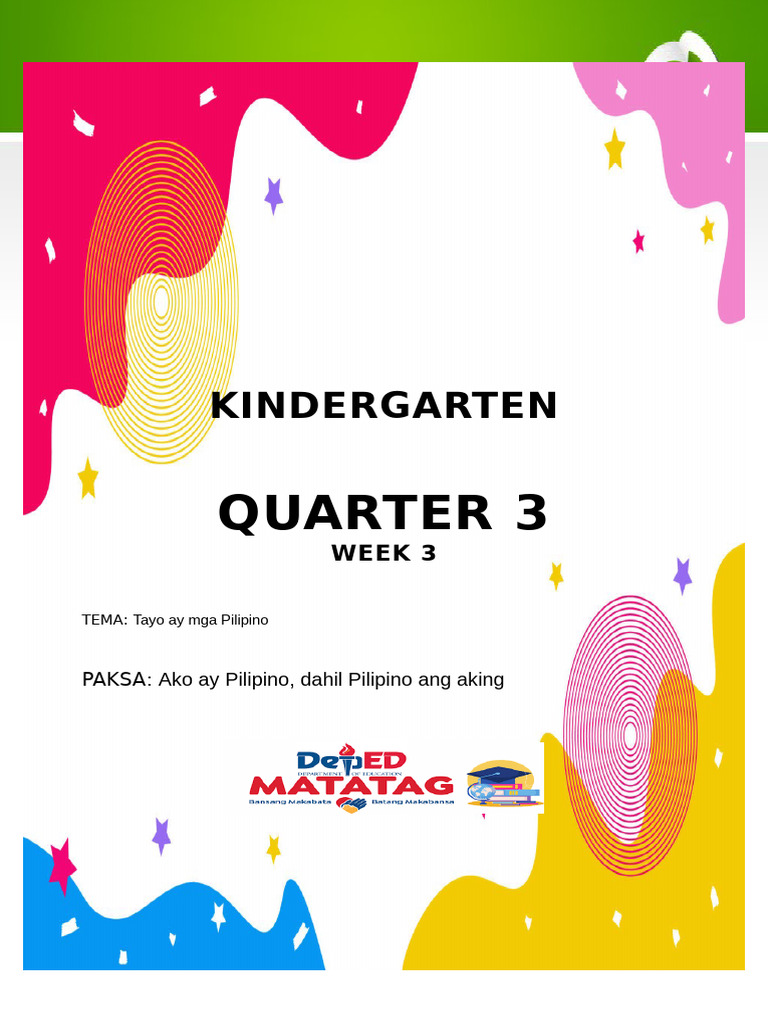 Matatag Q3 Week 3 Worksheets | PDF