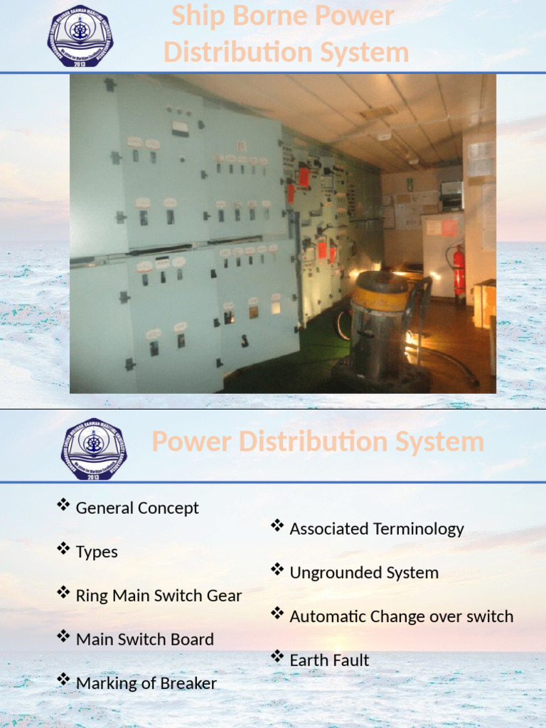 Ship Power Distribution Systems Explained | PDF | Electric Power ...