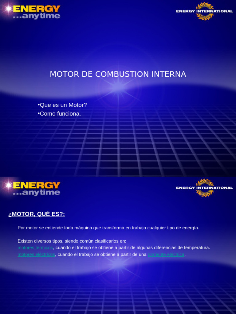 Diesel Engine Presentation | PDF | Motor diesel | Motor de combustión interna