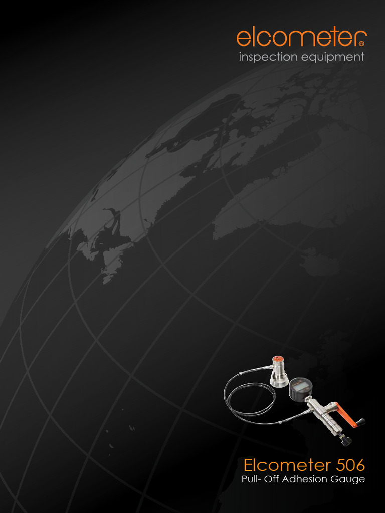 Data Sheet Elcometer 506 | PDF | Adhesion | Building Engineering
