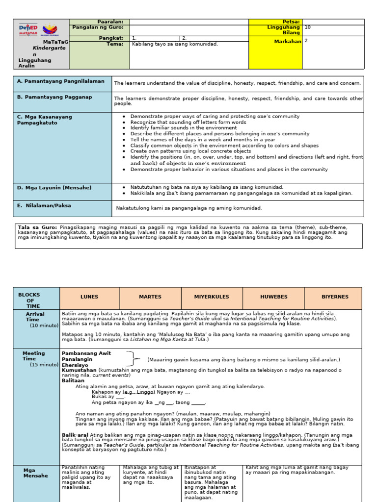 Kinder Q2 Week10 | PDF