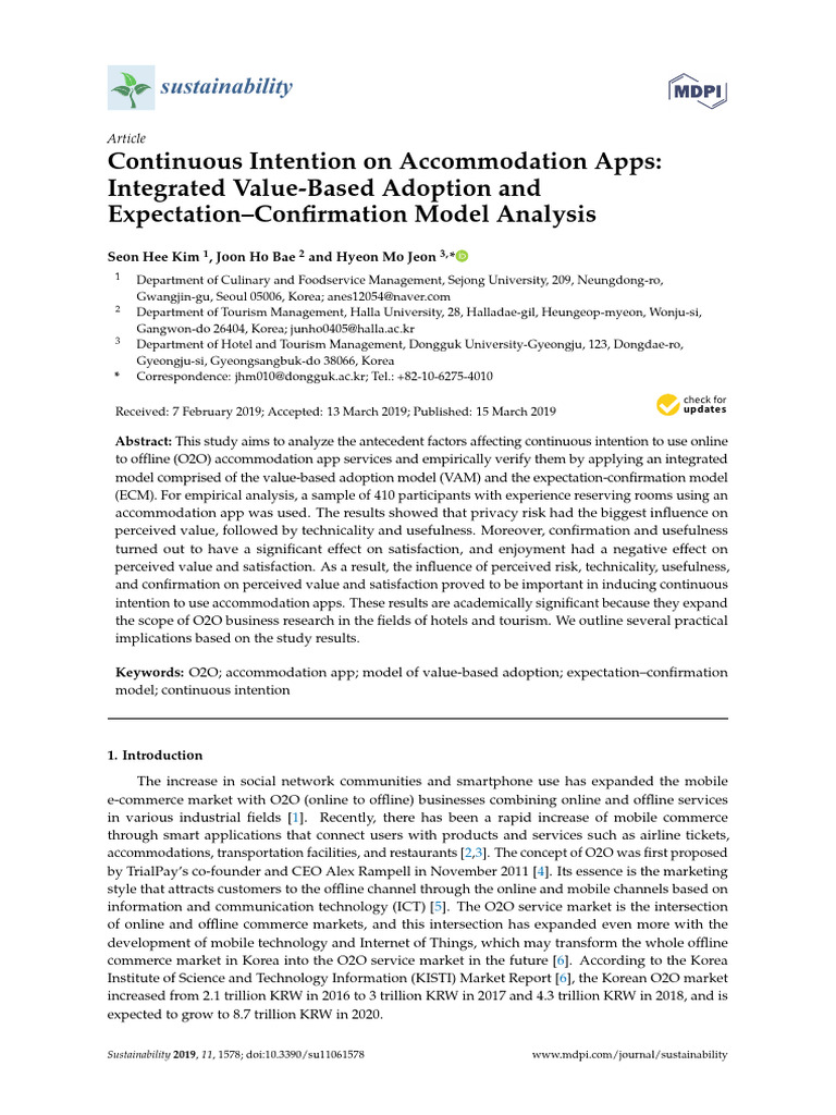 Continuous Intention on Accommodation Apps_ Integrated Value-Based Adoption and Expectation ...
