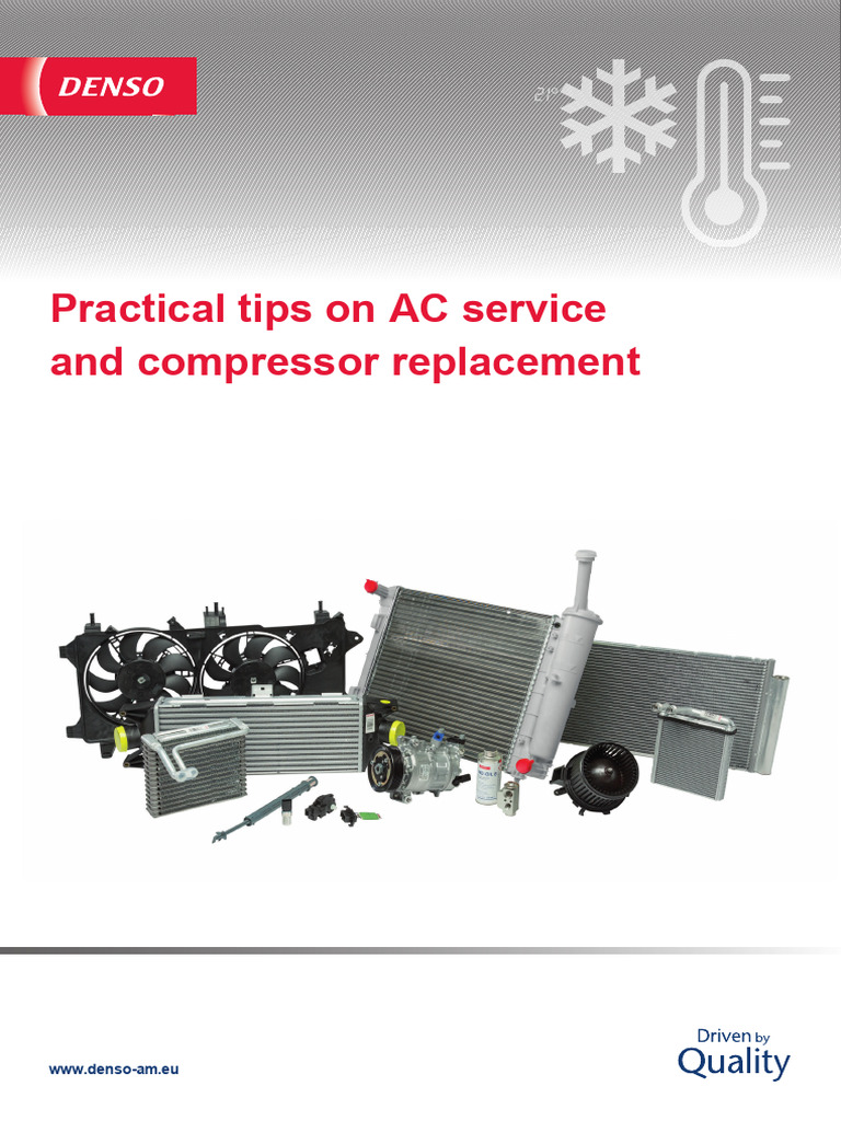 DENSO-AC Brochure Tips-And-Tricks EN | PDF | Air Conditioning | Belt ...