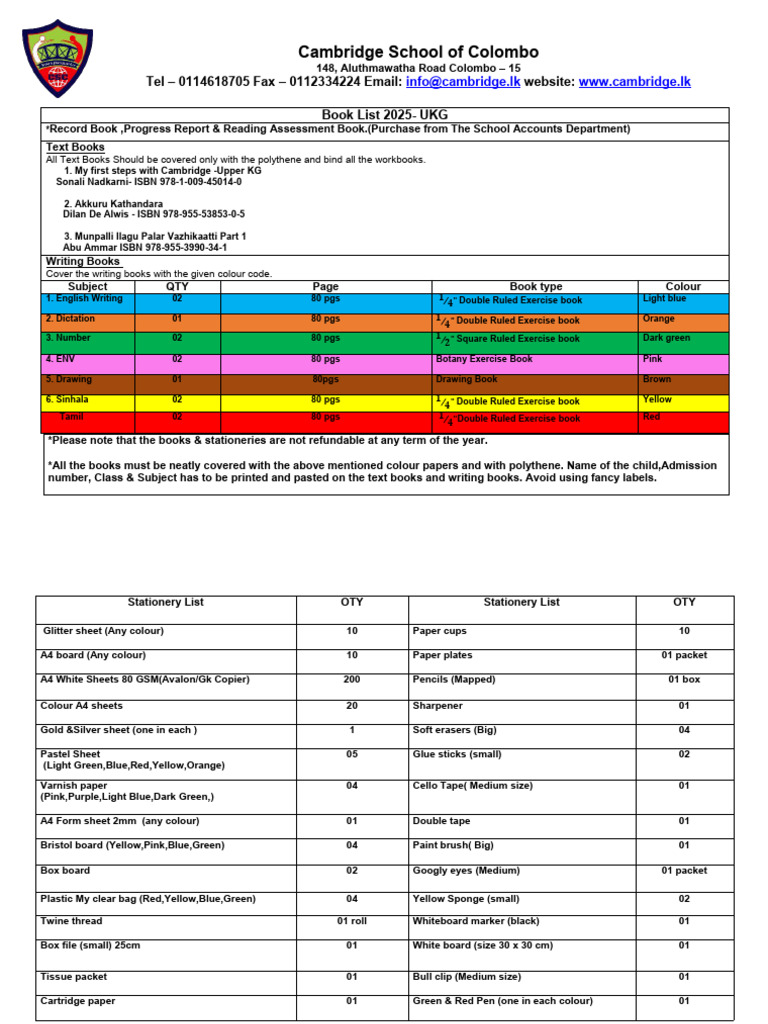CSC book list UKG 2025-1 | PDF | Books | Graphic Design
