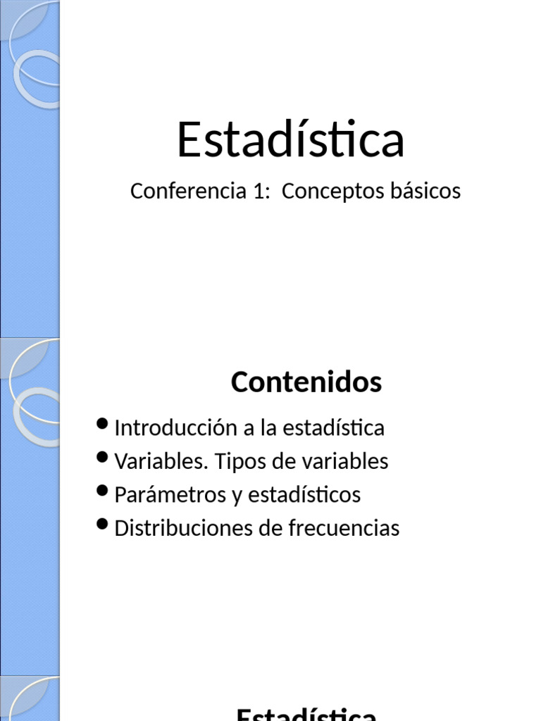C1 Conceptos Básicos | PDF | Media | Estadísticas