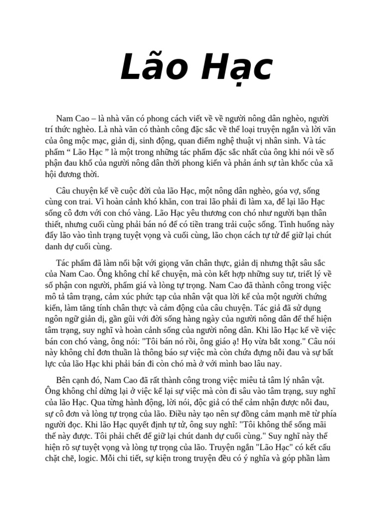 Lão H C | PDF
