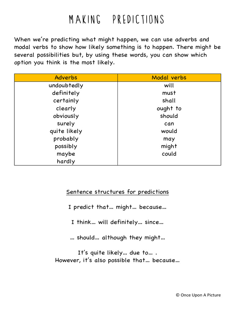 How to Make Predictions Using Language | PDF