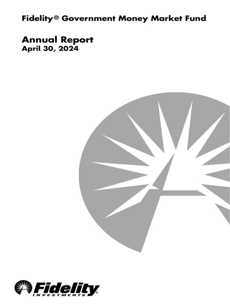 SPAXX Annual Report | PDF | Debt | Yield (Finance)