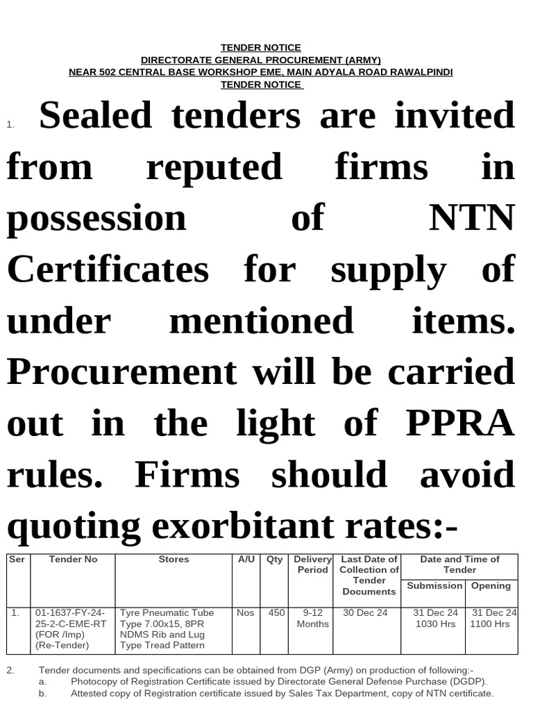 PPRA Pub On 6 Jan 2025 FOR P-8,9, P-2 | PDF | Money | Surgical Suture