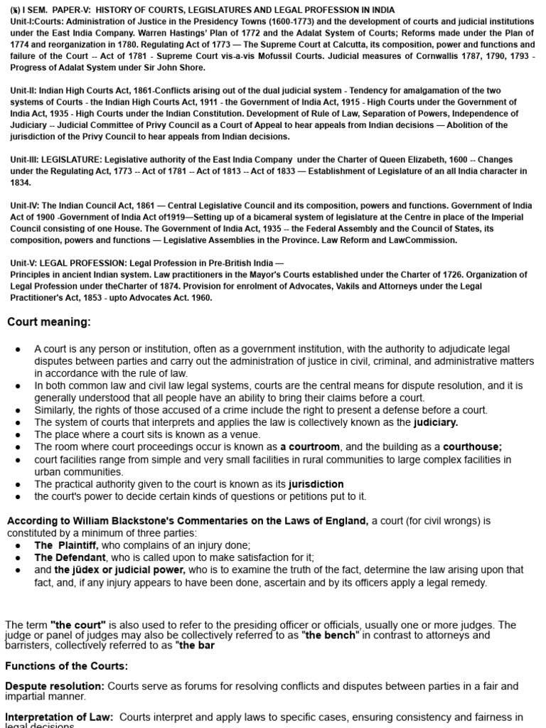 History of Courts Evolution and Development | PDF | Appeal | Supreme Courts